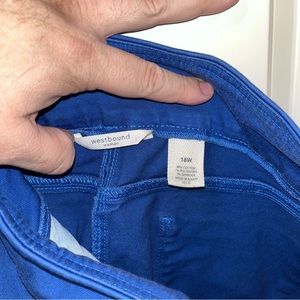Westbound | Pants & Jumpsuits | Westbound Women Blue Pull On Capri ...